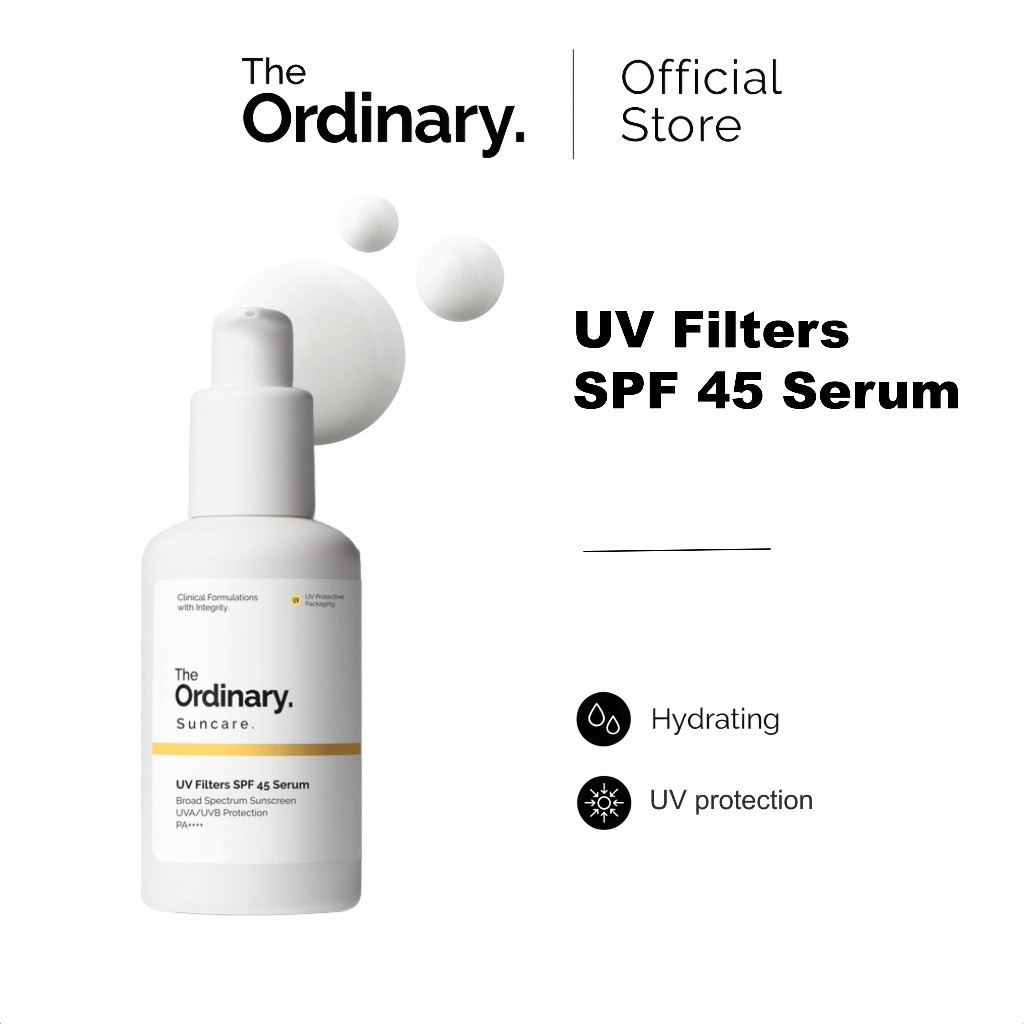 Jual The Ordinary UV Filters SPF 45 Serum - 60mL | UVA/UVB, PA ...