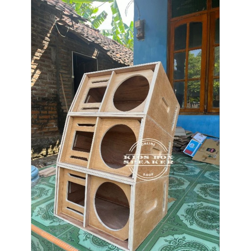 Jual BOX SPEAKER 10 INCH LINE ARRAY PLUS TWEETER TEBAL TRIPLEK 12 mm ...