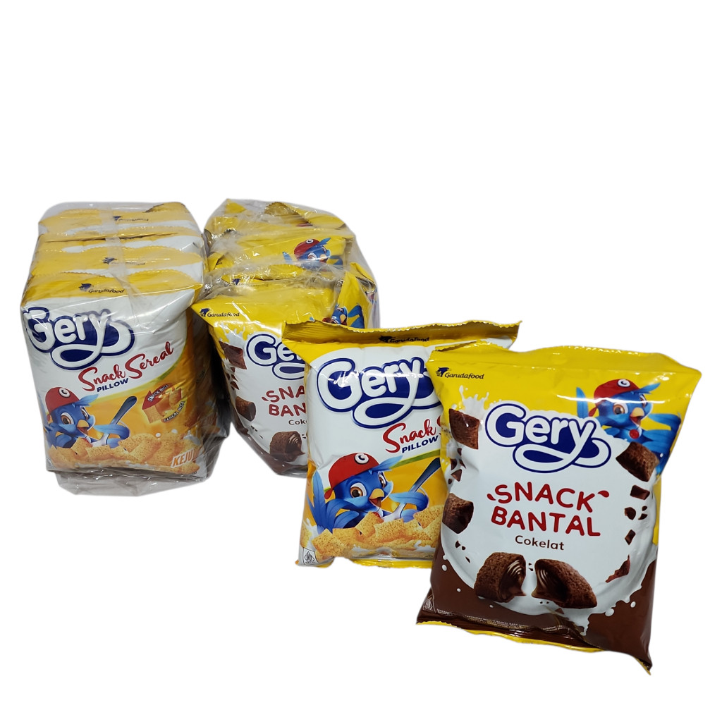 Jual Gery Sereal Snack Bantal - Netto 5 bks x 22 gr | Shopee Indonesia