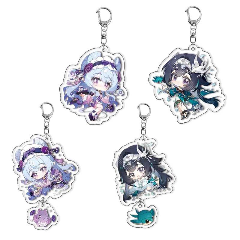 Jual Genshin Impact Project Anime Keychain For Yumemizuki Mizuki And ...