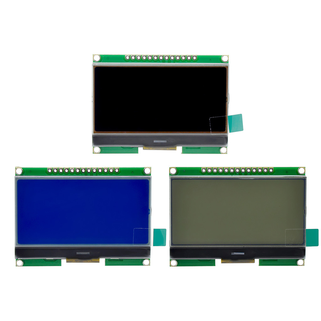 Jual LCD12864 12864-06D, 12864, LCD module, COG, with Chinese font, dot ...