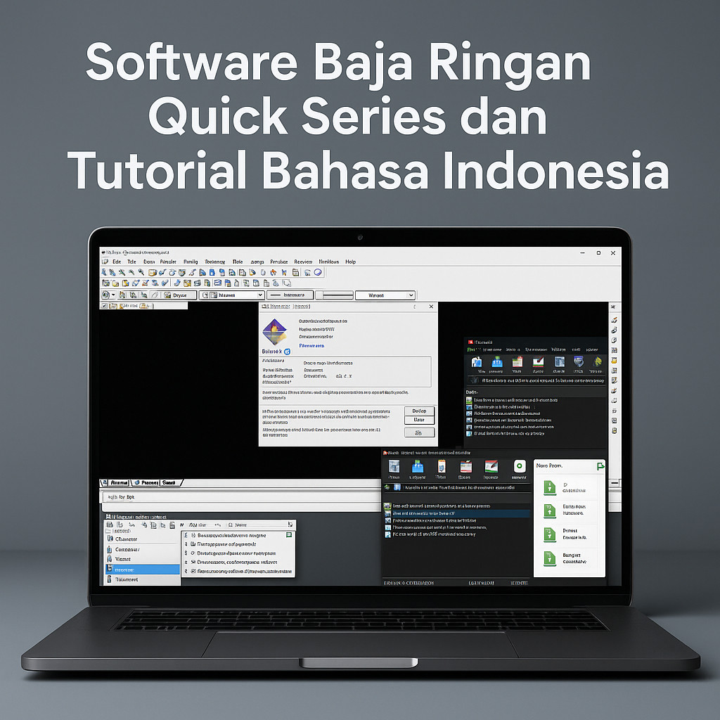 Jual Software Baja Ringan Quick Series dan Tutorial Bahasa Indonesia ...