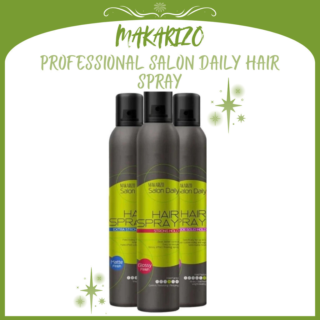 Jual Makarizo Professional Salon Daily Hair Spray 376ml | Shopee Indonesia