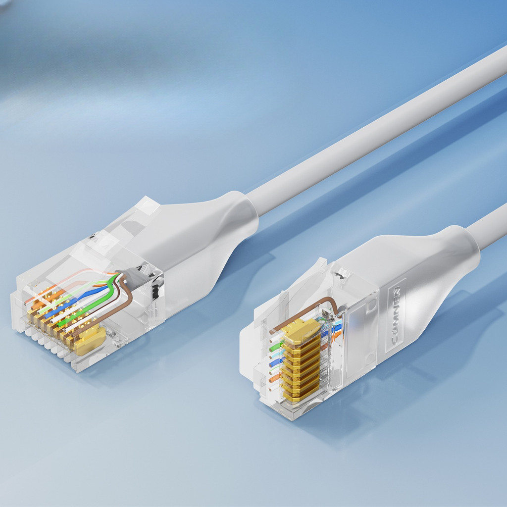 Jual Patchtek 24Pack Cat6A Ethernet Lighting Patch Cable Flexiable Slim ...