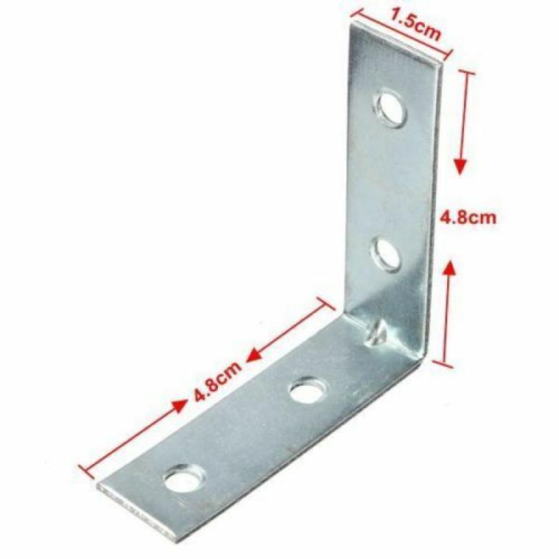 Jual New 510 pcs L Shape Metal Right Angle Bracket Corner Brace Joint ...