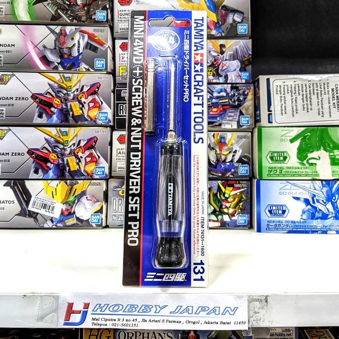 Jual Tamiya 74131 Mini 4WD (+) Screw & Nut Driver Set Pro | Shopee ...