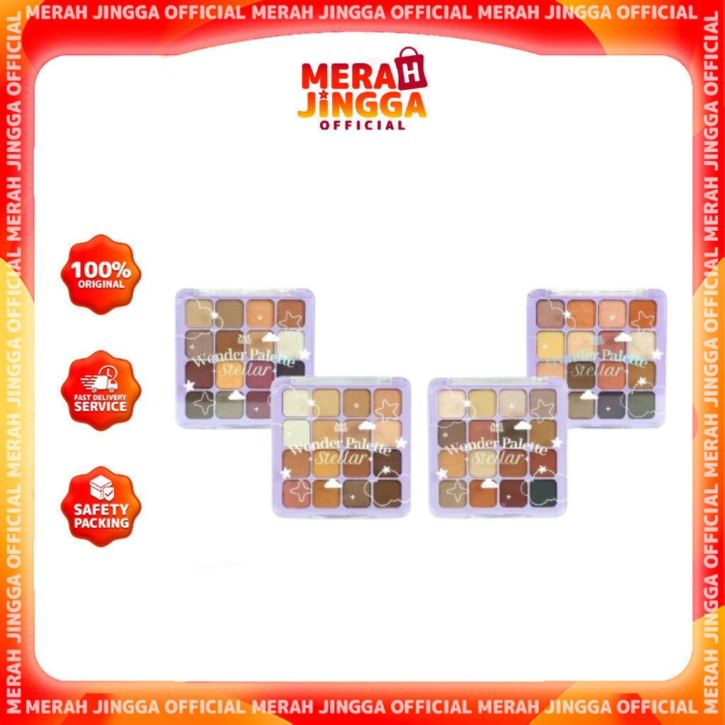 Jual JUST MISS Wonder Pallete Stellar Eye shadow 16 Warna Shimmery ...