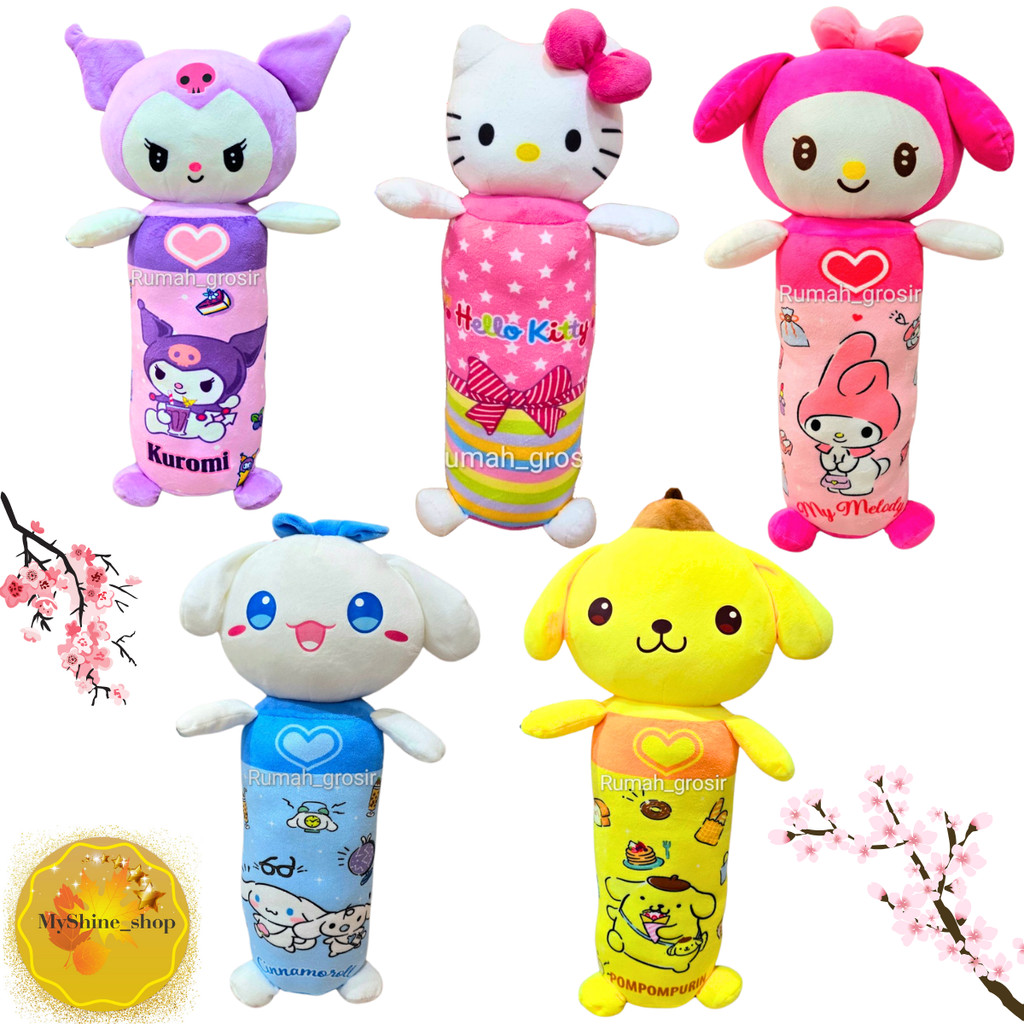 Jual (My Shine Shop) Guling Boneka Cinnamoroll Pompompurin Kuromi Hello ...