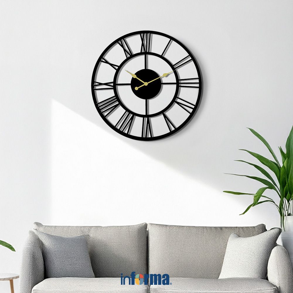 Jual Informa 76 Cm Jam Dinding Hy24 Wall Clock Jam Tembok Analog ...