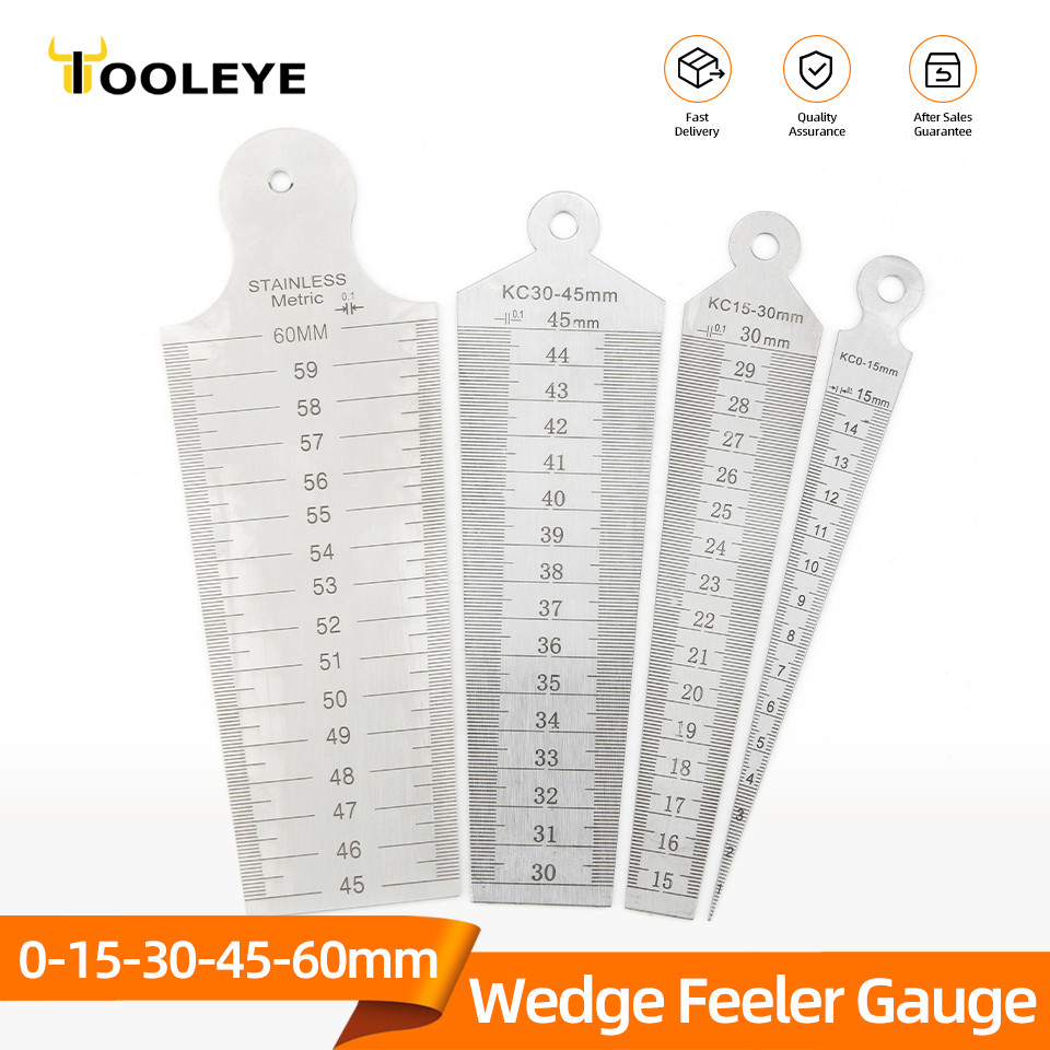 Jual Wedge Feeler Gauge Taper Gauge Conical Gaugs For Measurement Valve ...
