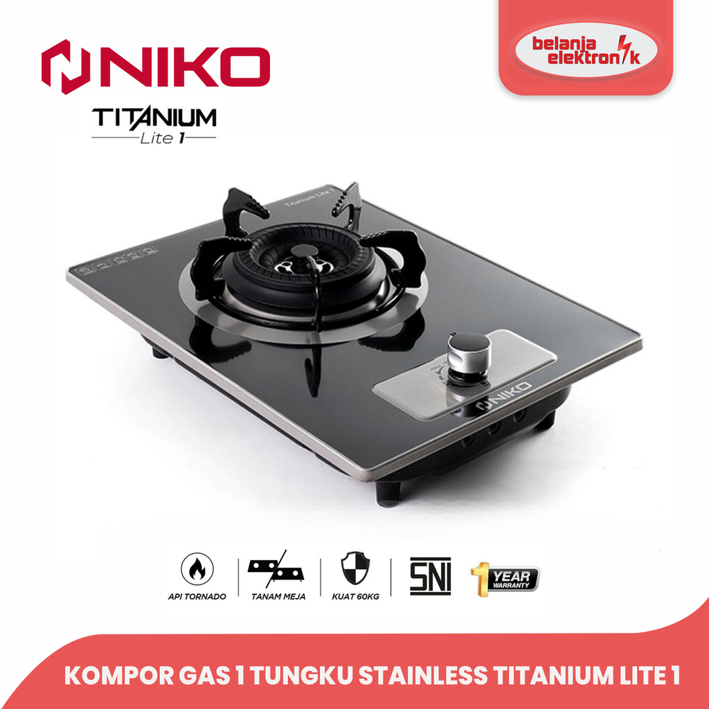 Jual NIKO TITANIUM LITE 1 KOMPOR GAS TANAM & MEJA STAINLESS STEEL 1 ...