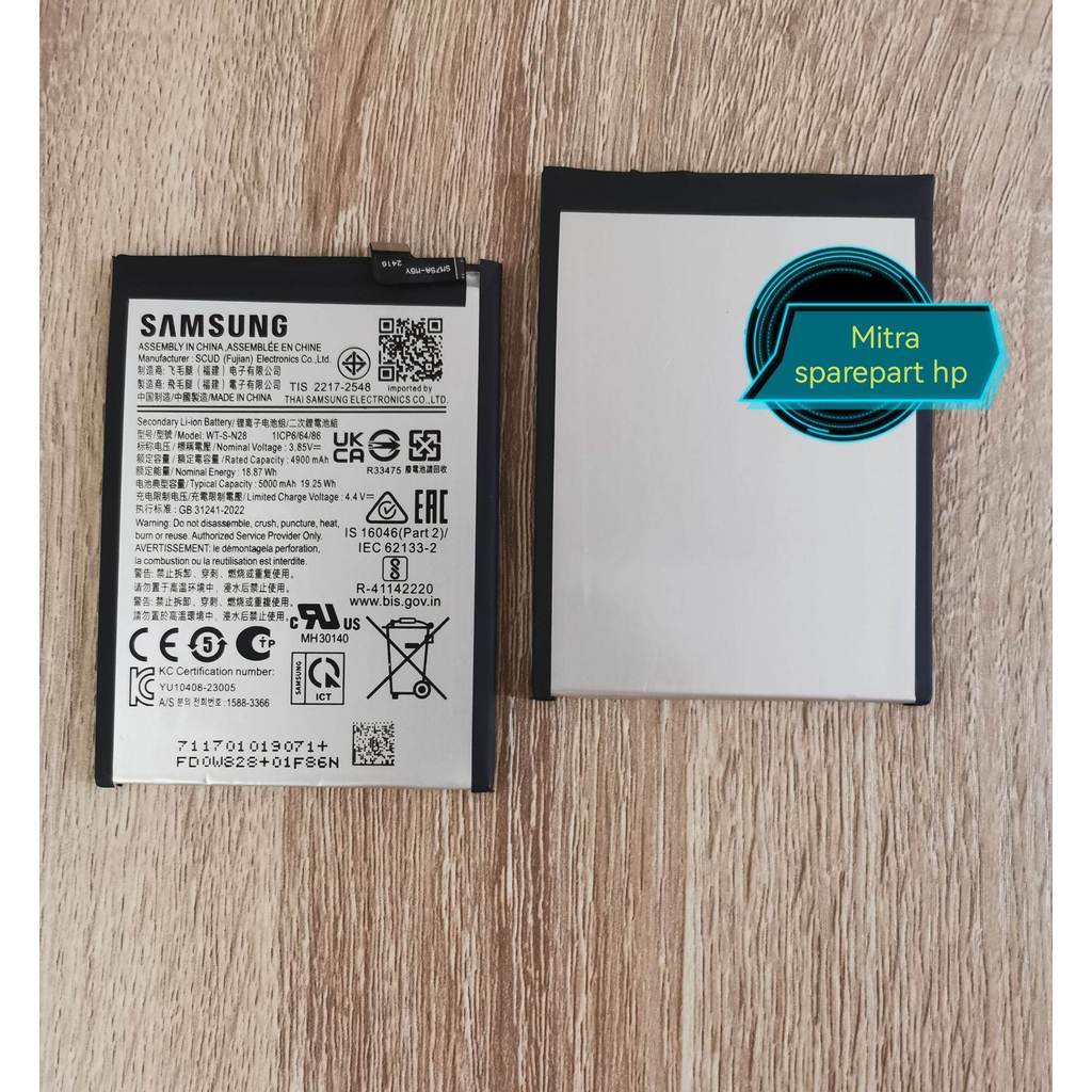 Jual BATERAI BATRE BATTERY SAMSUNG GALAXY A05 A055 A055F A05S WT-S-N28 ...