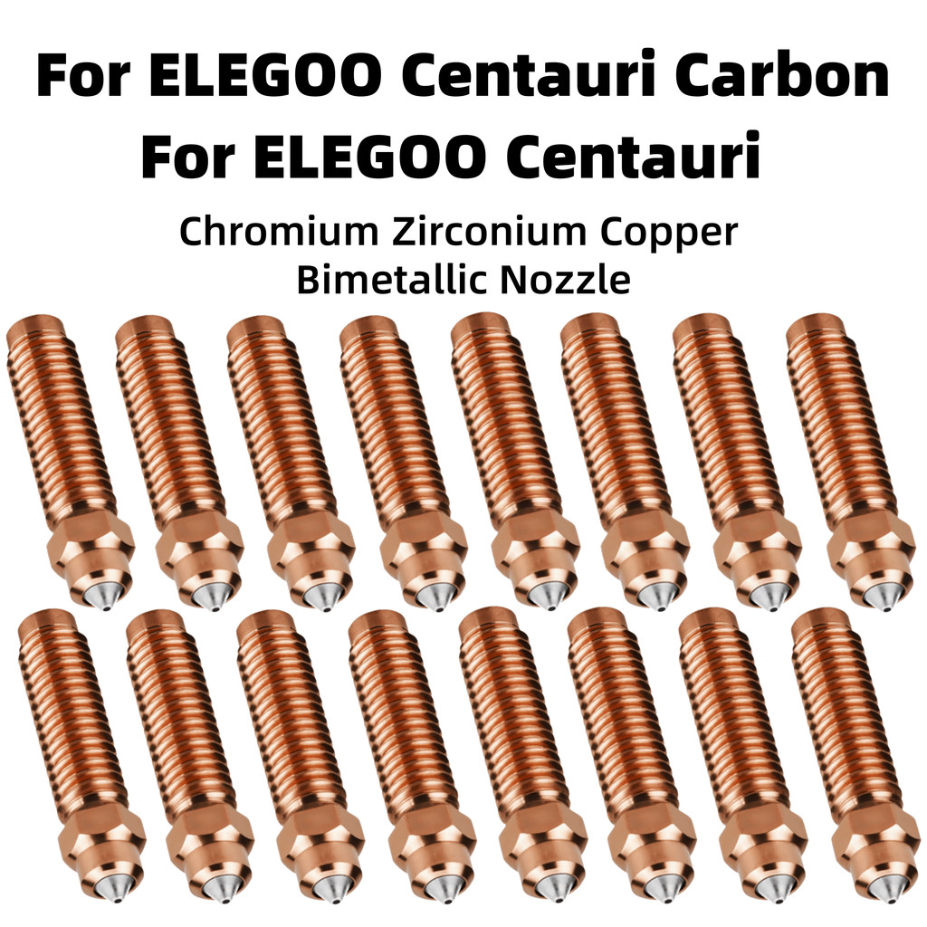 Jual Chromium Zirconium Copper Bimetallic Nozzle For Elegoo Centauri 0. ...