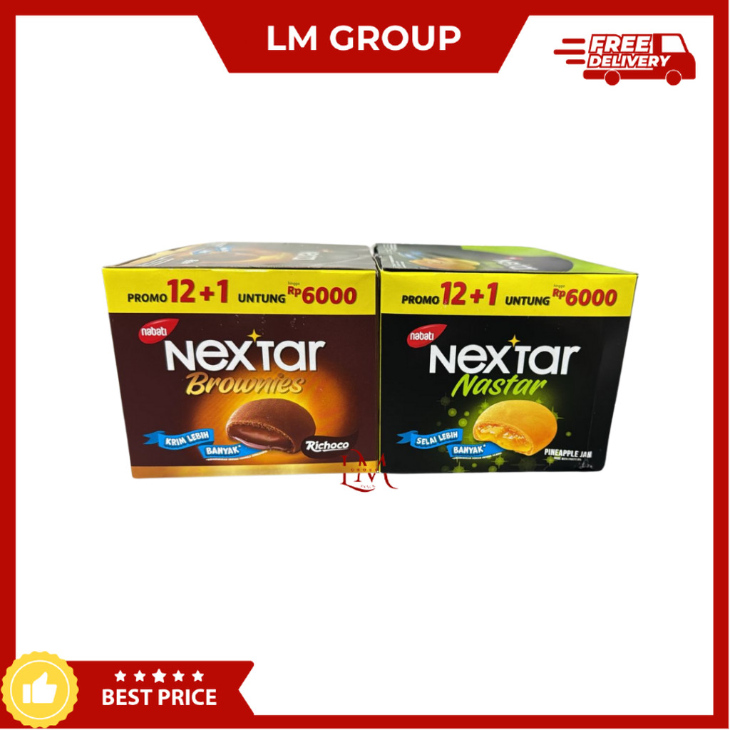 Jual Nabati Nextar Nanas/Brownies/Strawberry/Blueberry 1 Box Isi 12 ...