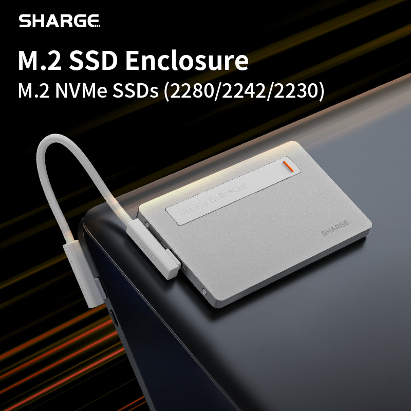 Jual SHARGE sk plus M.2 NVMe SSD Enclosure Small External SSD Case ...
