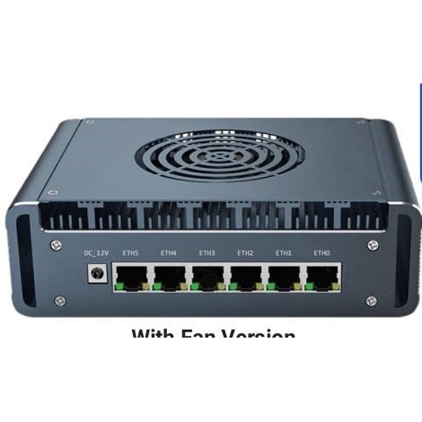 Jual 25G Fanless Mini PC 6 LAN Core i3 1115G4 i5 1145G7 i7 1185G7 ...