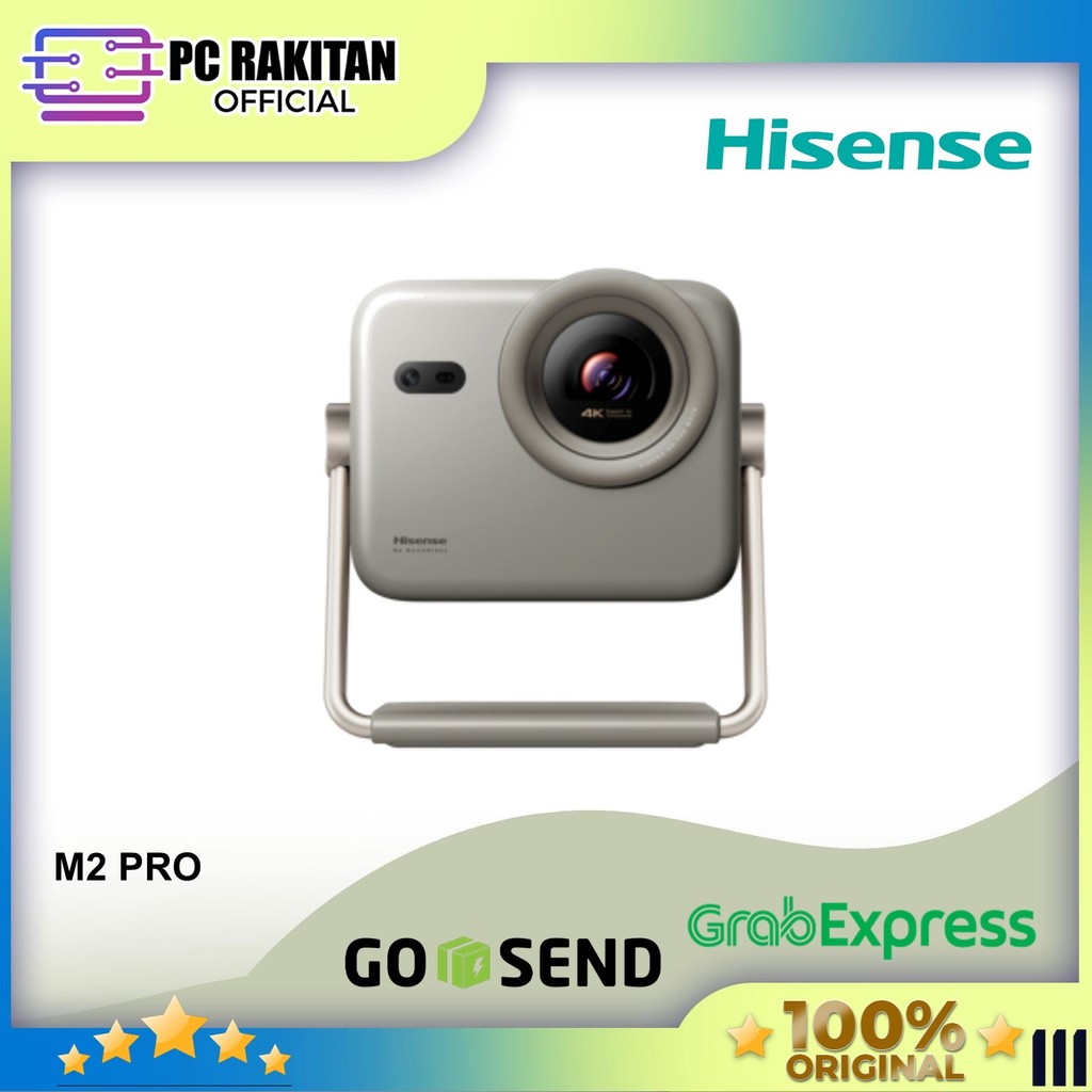 Jual HISENSE SMART MINI PROJECTOR M2 PRO UHD 4K 65-200 INCH ADJUST ...