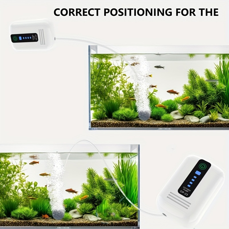 Jual Aquarium Air Pump Portable Oxygen Compressor USB Small Powerful ...