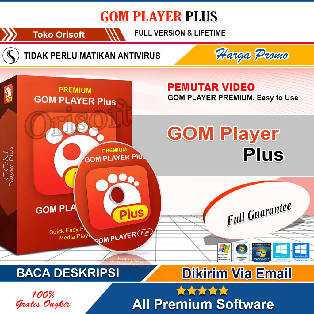 Jual GOM Player Plus Pro Pemutar Video Audio Full Version Lifetime ...