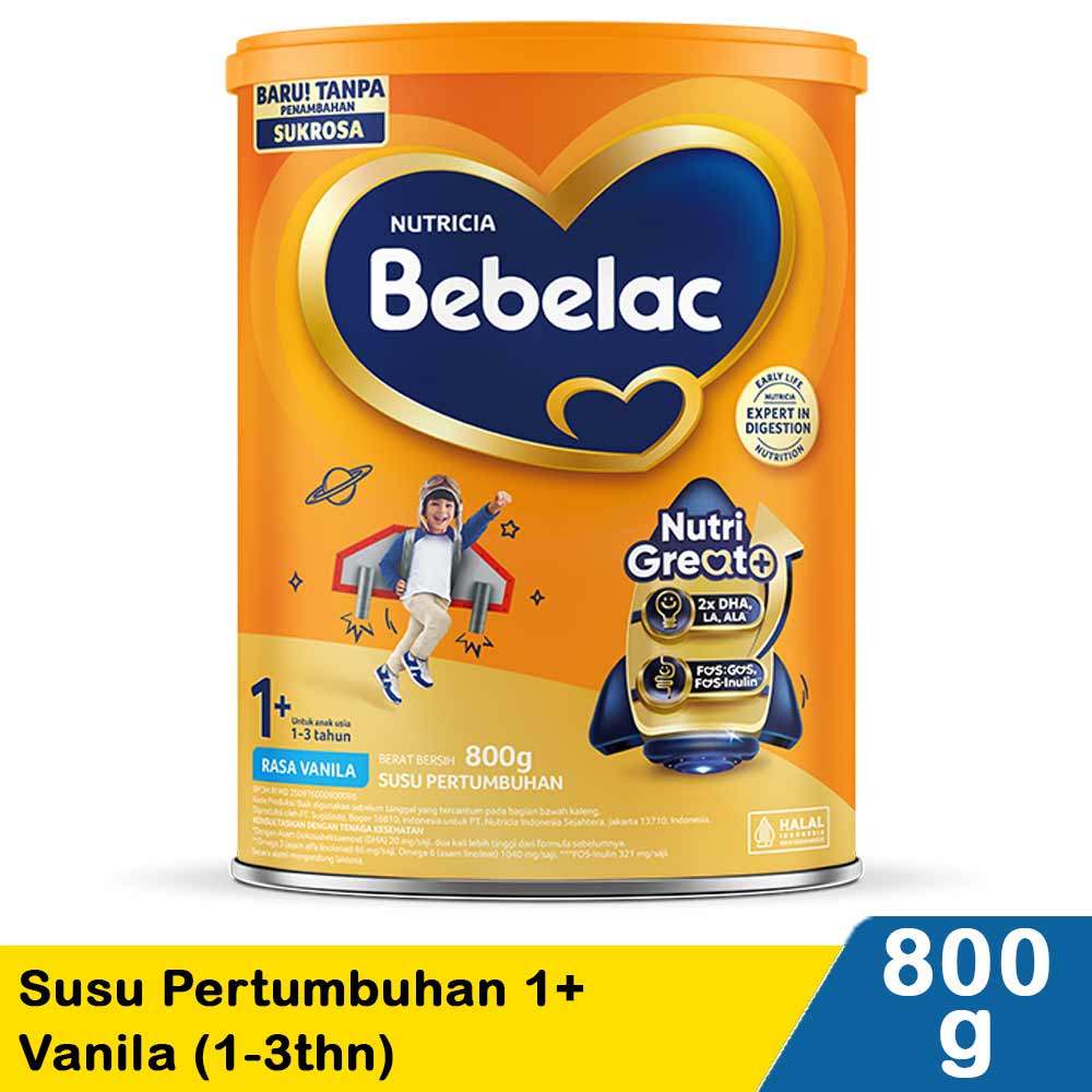 Jual BEBELAC 3 / 1+ SUSU PERTUMBUHAN VANILA 800g | Shopee Indonesia
