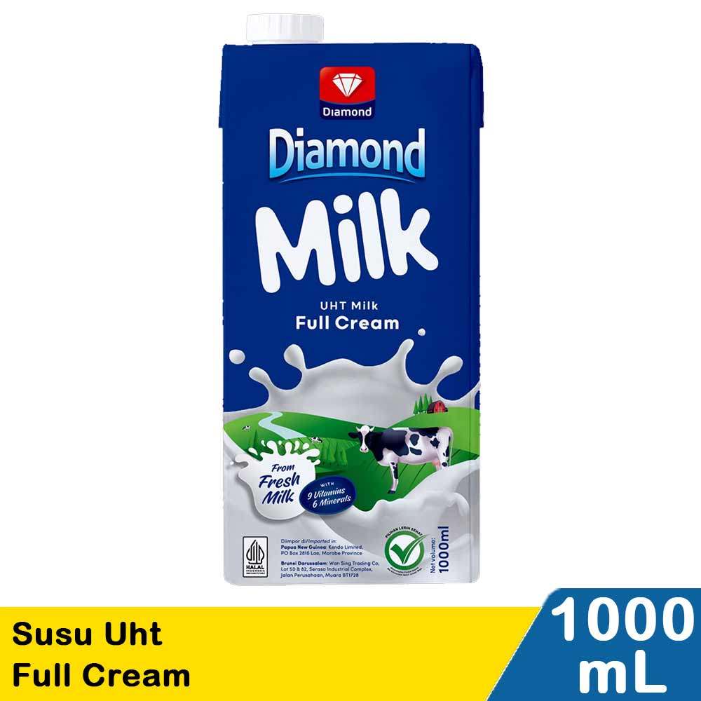 Jual DIAMOND SUSU UHT FULL CREAM 1000mL | Shopee Indonesia