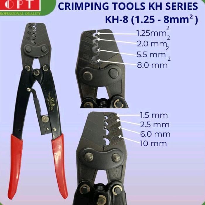 Jual opt tang skun Tang Crimping - Skun Tools KH SERIES 1.25-38mm - KH ...