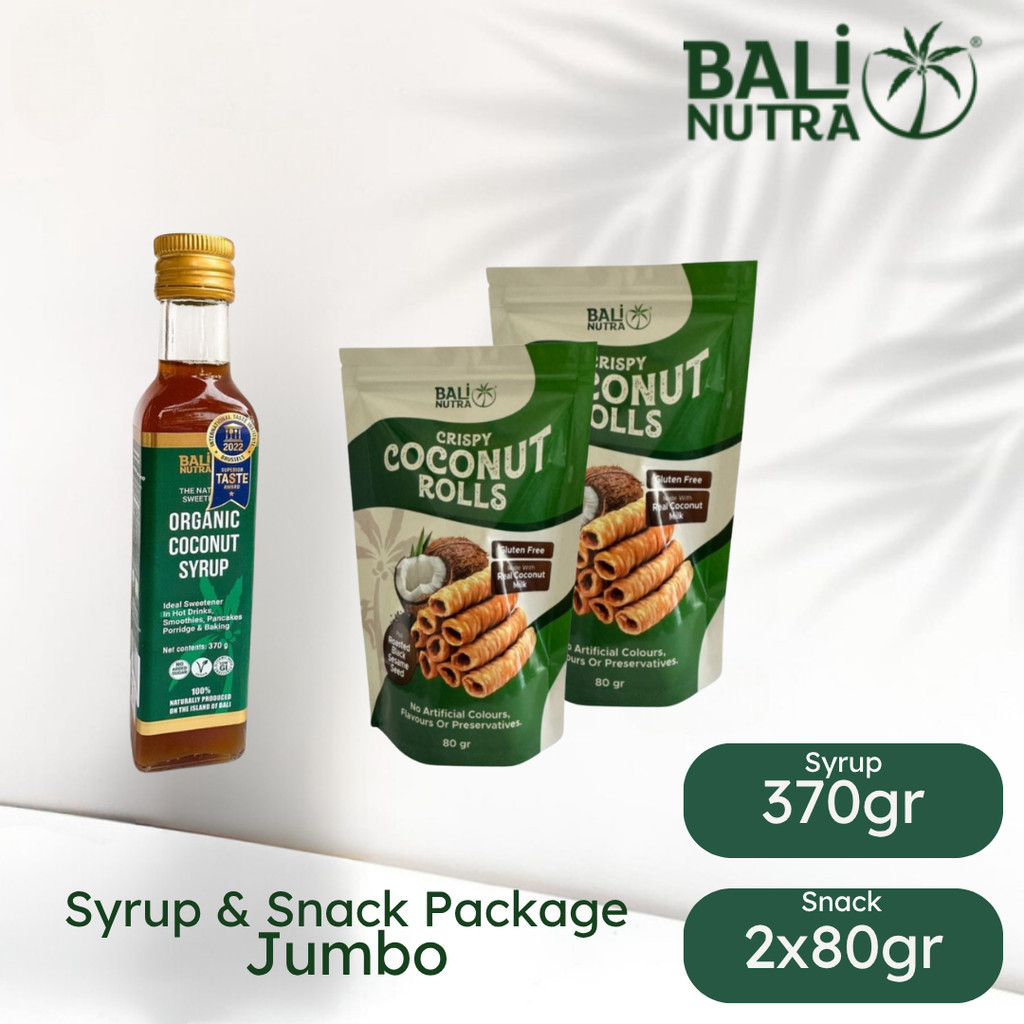 Jual Bundling Bali Nutra Syrup + Snack Rolls Jumbo Package | Shopee ...