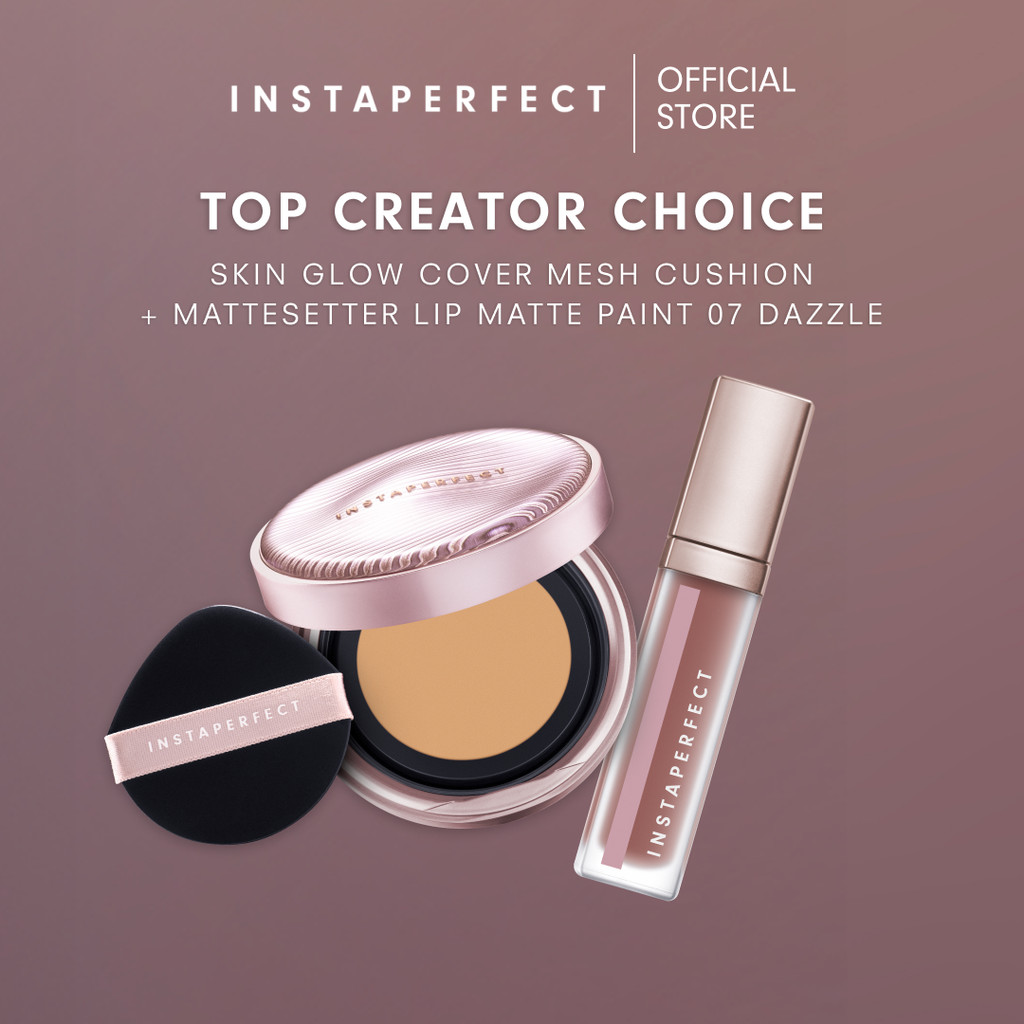 Jual [B1G1 Creator's Choice] Instaperfect Skin Glow Cover Mesh Cushion ...
