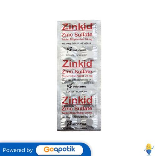 Jual Zinkid Strip Isi 10 Tablet | Shopee Indonesia