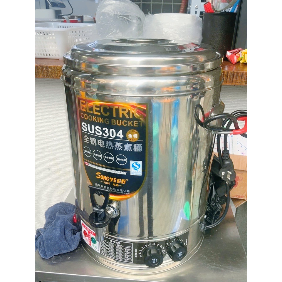 Jual Commercial Electric Heating Water Boiling Bucket with Large ...