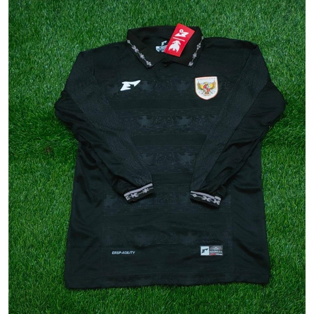 Jual JERSEY BAJU BOLA TIMNAS INDONESIA GK KIPER HITAM LONGSLEEVE LS ...