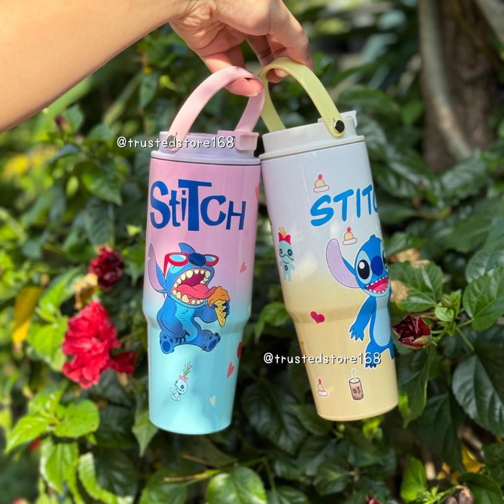 Jual AOSOME TUMBLER HANDLE PREMIUM STITCH SANRIO STAINLESS 900ML 3IN1 ...