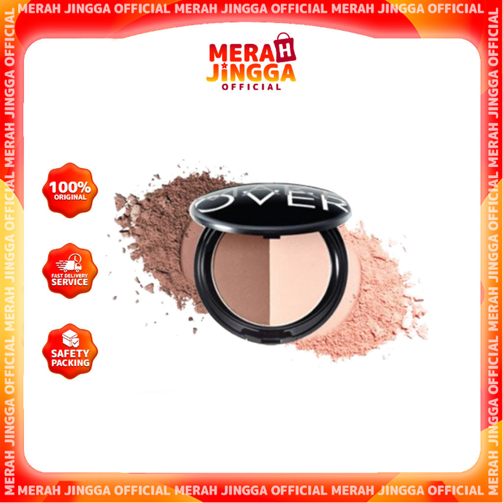 Jual MAKE OVER Face Contour Kit 12 g - Contour & Highlight | Merah ...