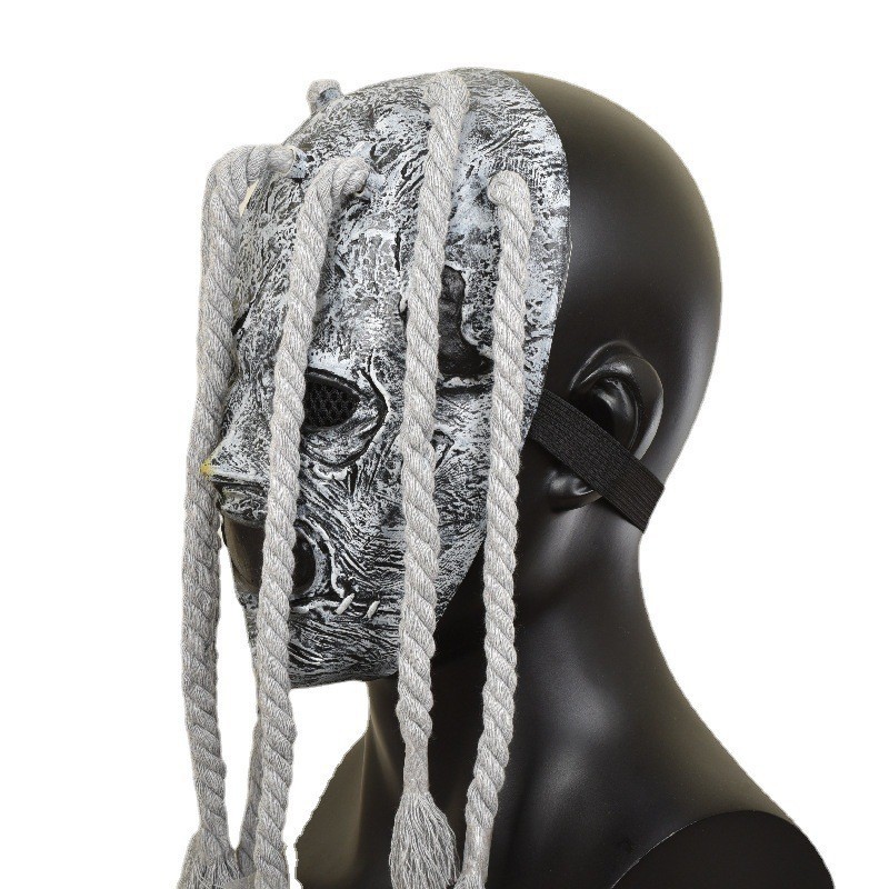 Jual Slipknot Mask Halloween Ball Party Props Latex Slipknot Band ...