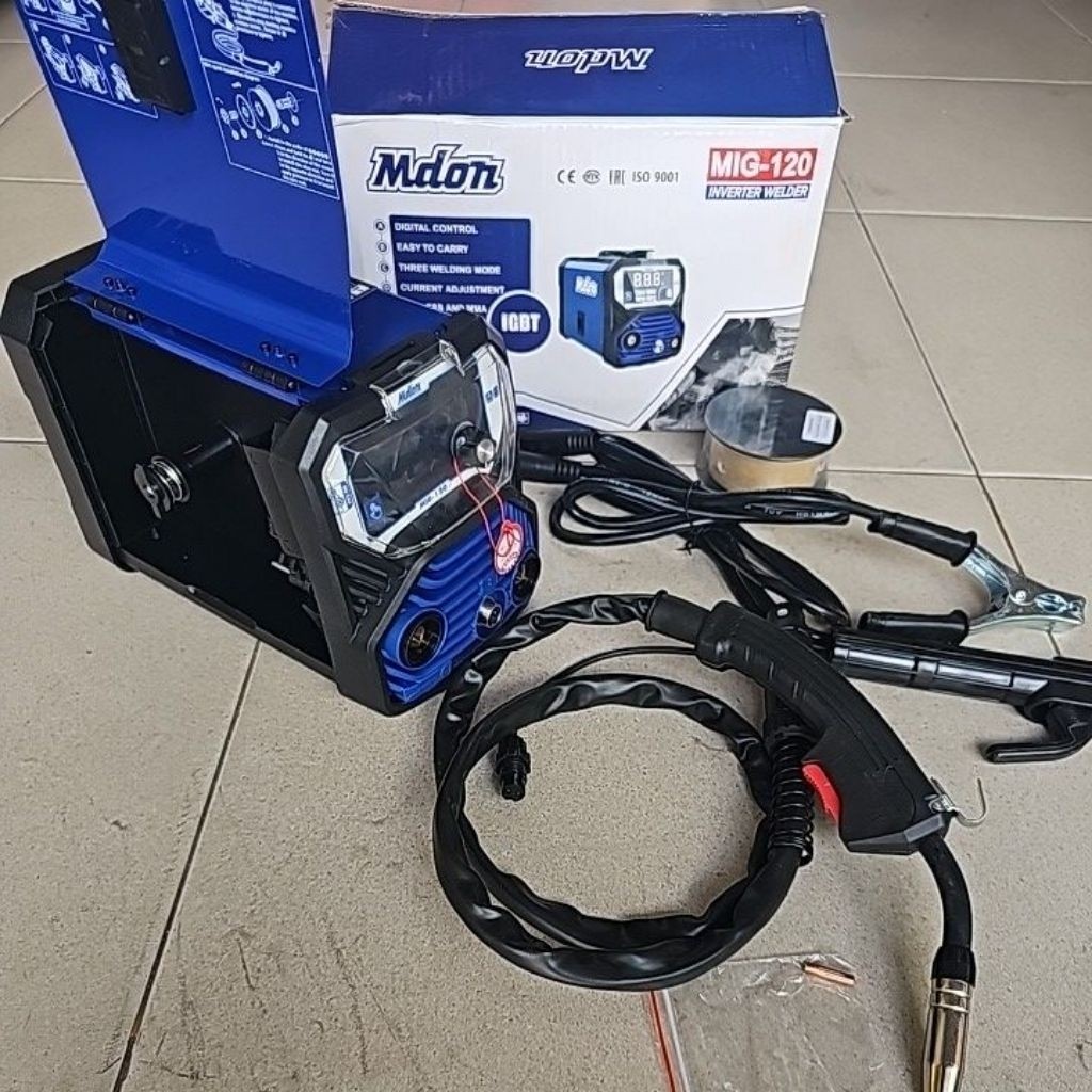 Jual Mdon Mesin Las Mig Travo Las Mig 120 Tanpa Gas Bonus Kawat Las Mig ...
