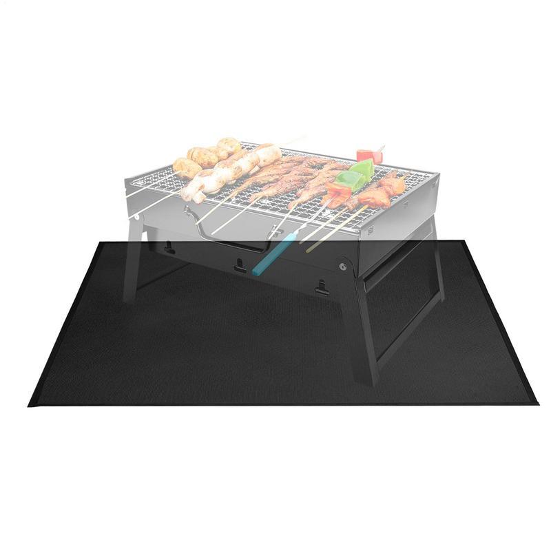 Jual Fire Pit Mat Under Grill Mat square Grill Mat Fireproof Under ...