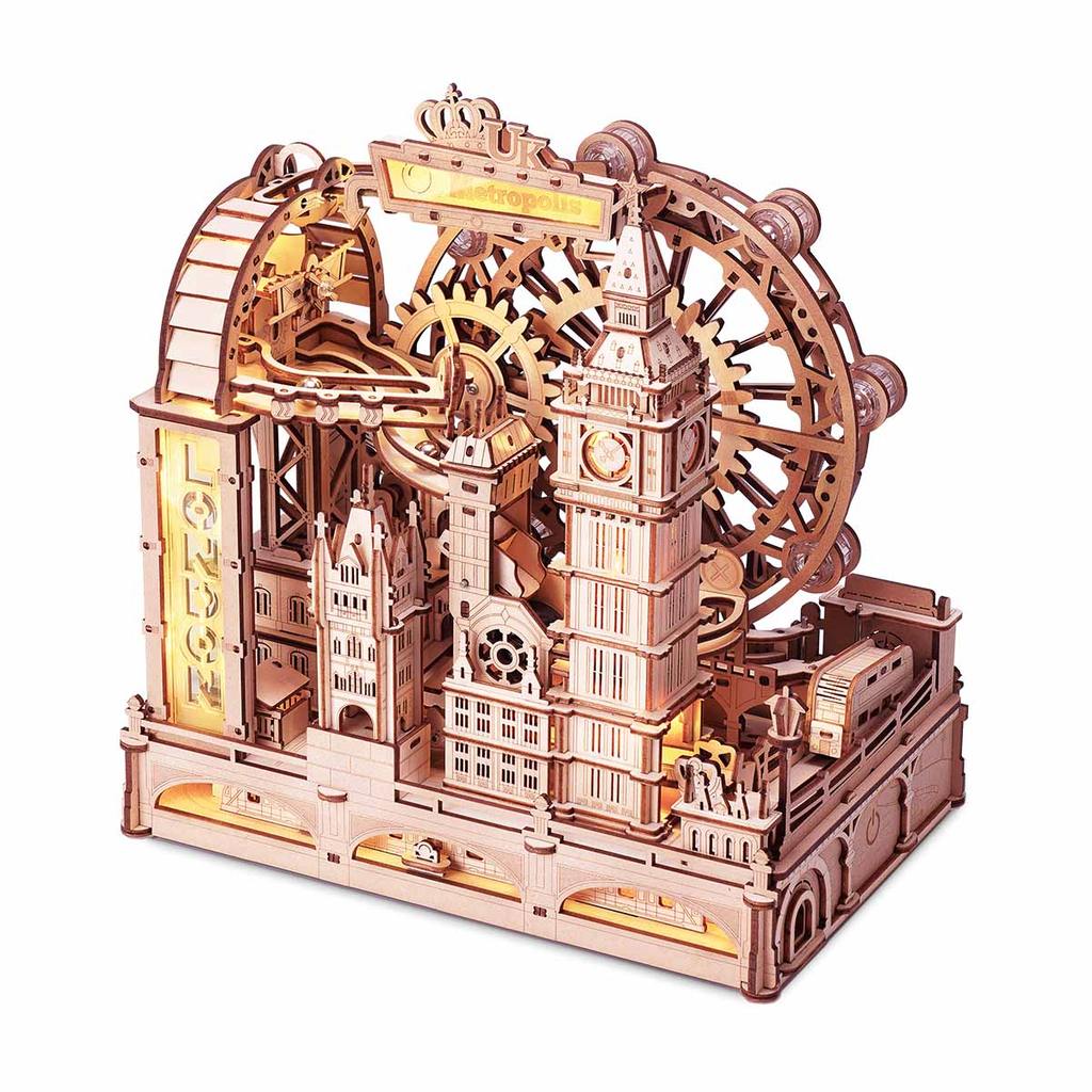 Jual Rokr Marble Travel London Marble Run 3D Wooden Puzzle Interactive ...
