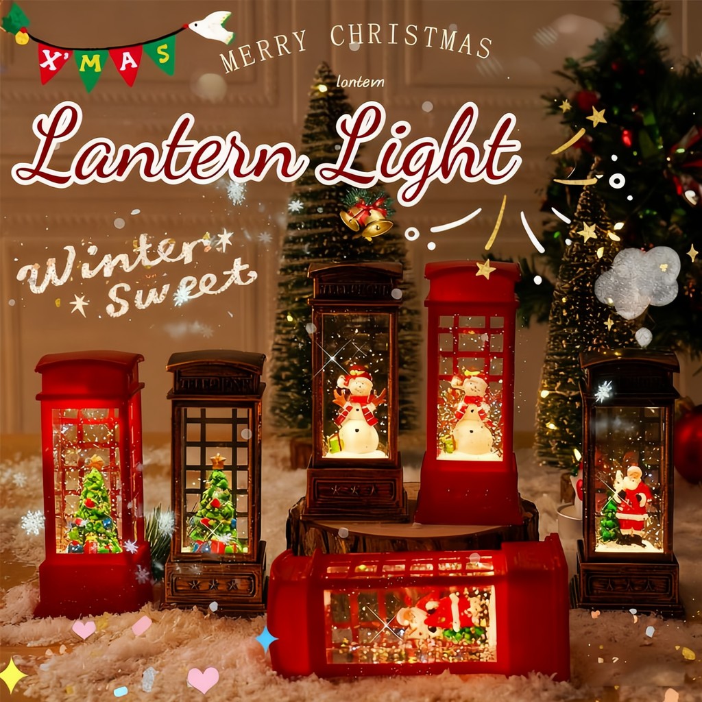 Jual Lampu Hias Natal Dekorasi Natal Lampu Lampu Natal Bilik Telepon ...