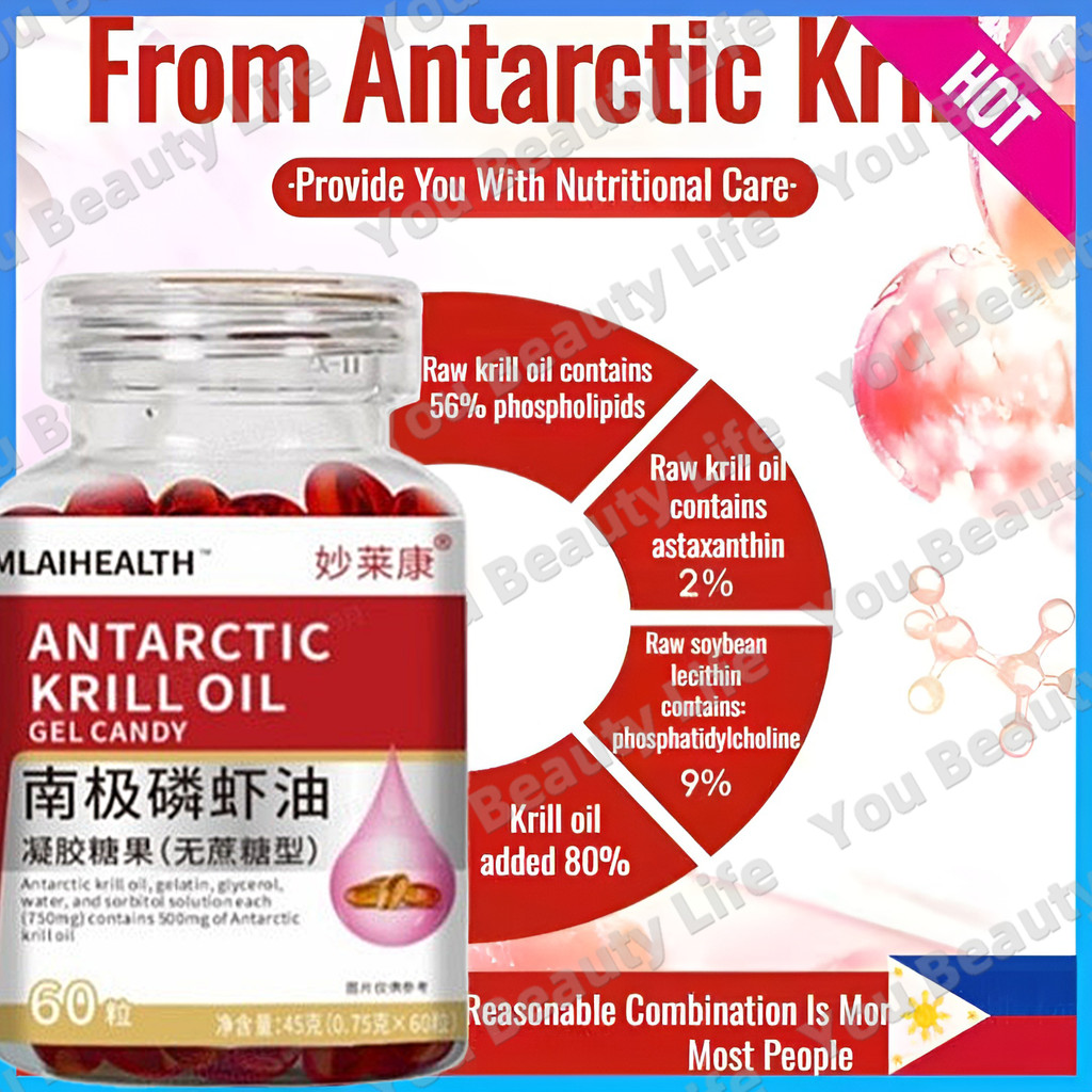 Jual COD GRATIS ONGKIR 60 Kapsu Minyak Krill Norwegia Antarctic Krill ...