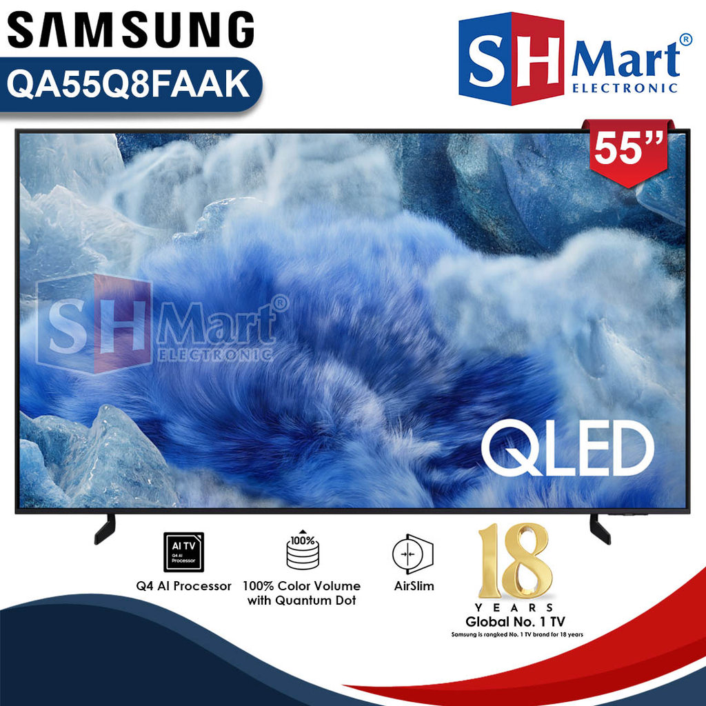 Jual Samsung Qled Tv 55 Inch Q8F 4K Vision AI Smart Tv QA55Q8FAAKXXD ...