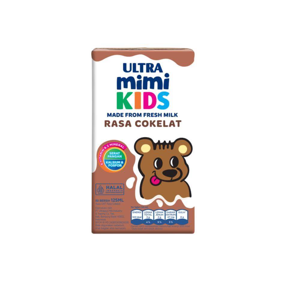 Jual Ultra Mimi Kids Susu UHT Cokelat 125 ml | Shopee Indonesia