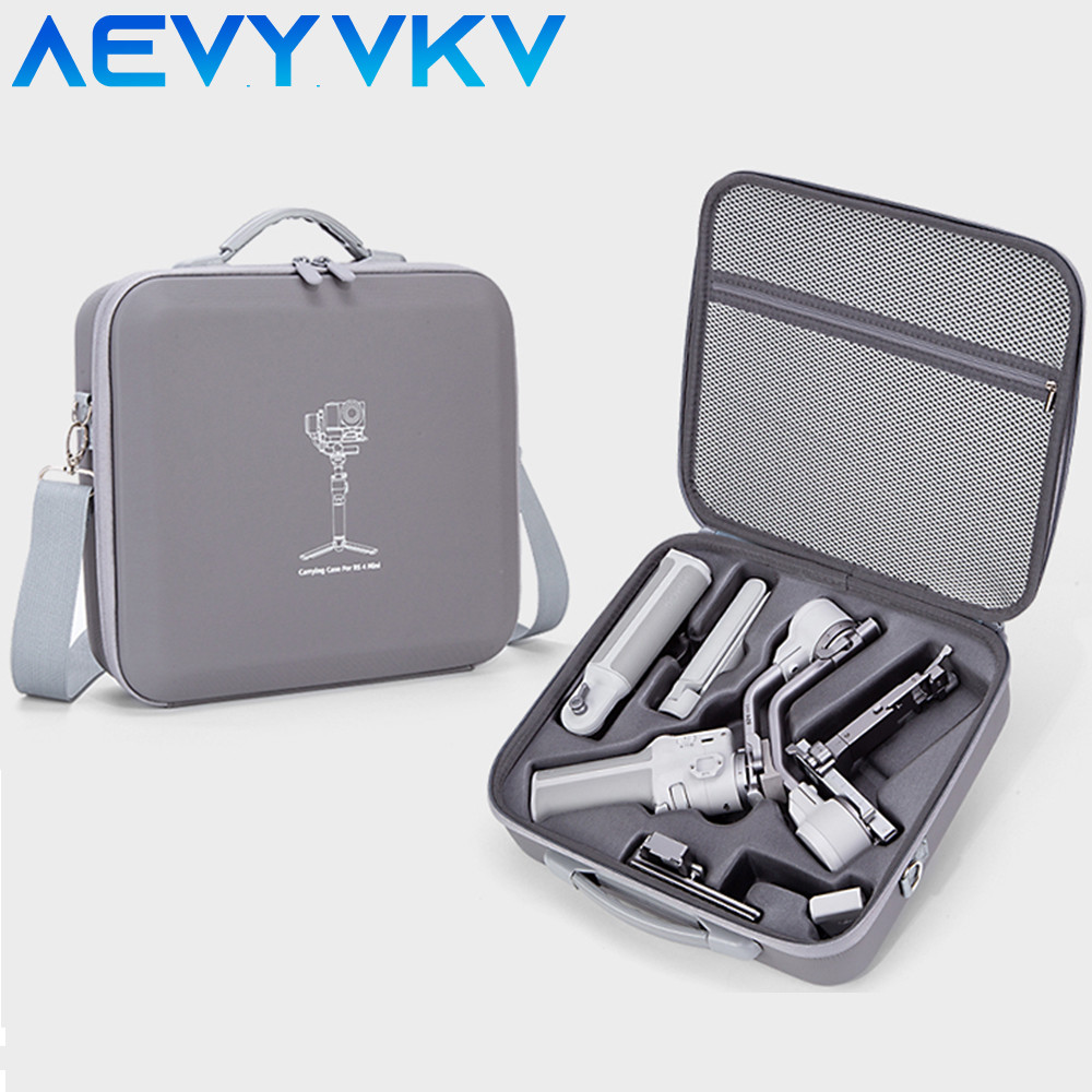 Jual Storage Bag For DJI RS4 Mini Carrying Case Portable PU Travel ...