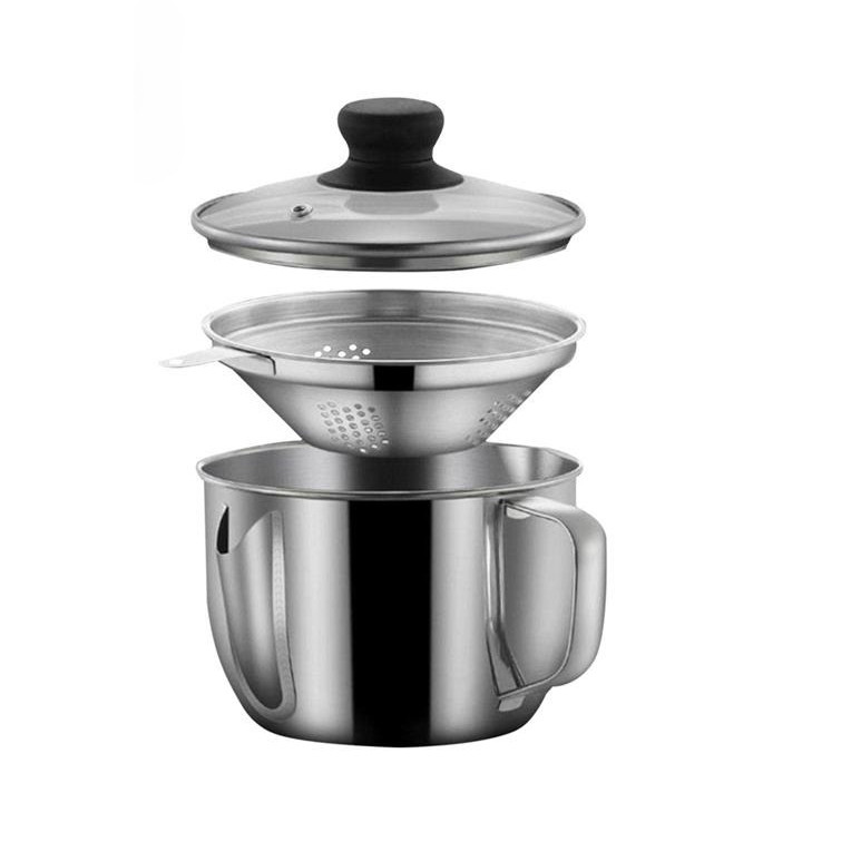 Jual AF89-Stainless Steel Fat Separator 1L/4 Cup, Gravy Grease ...