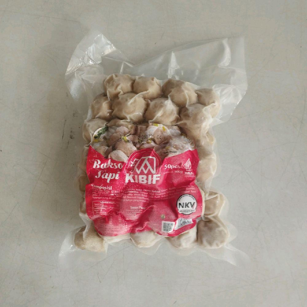 Jual KIBIF Bakso Sapi Reguler 600 Gram (50 Pcs) | Shopee Indonesia