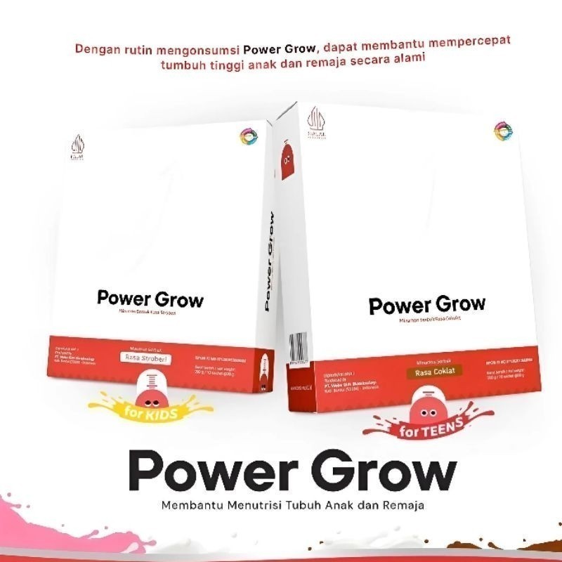 Jual Power Grow Susu Peninggi Badan Kids & Teens Original 100% | Shopee ...