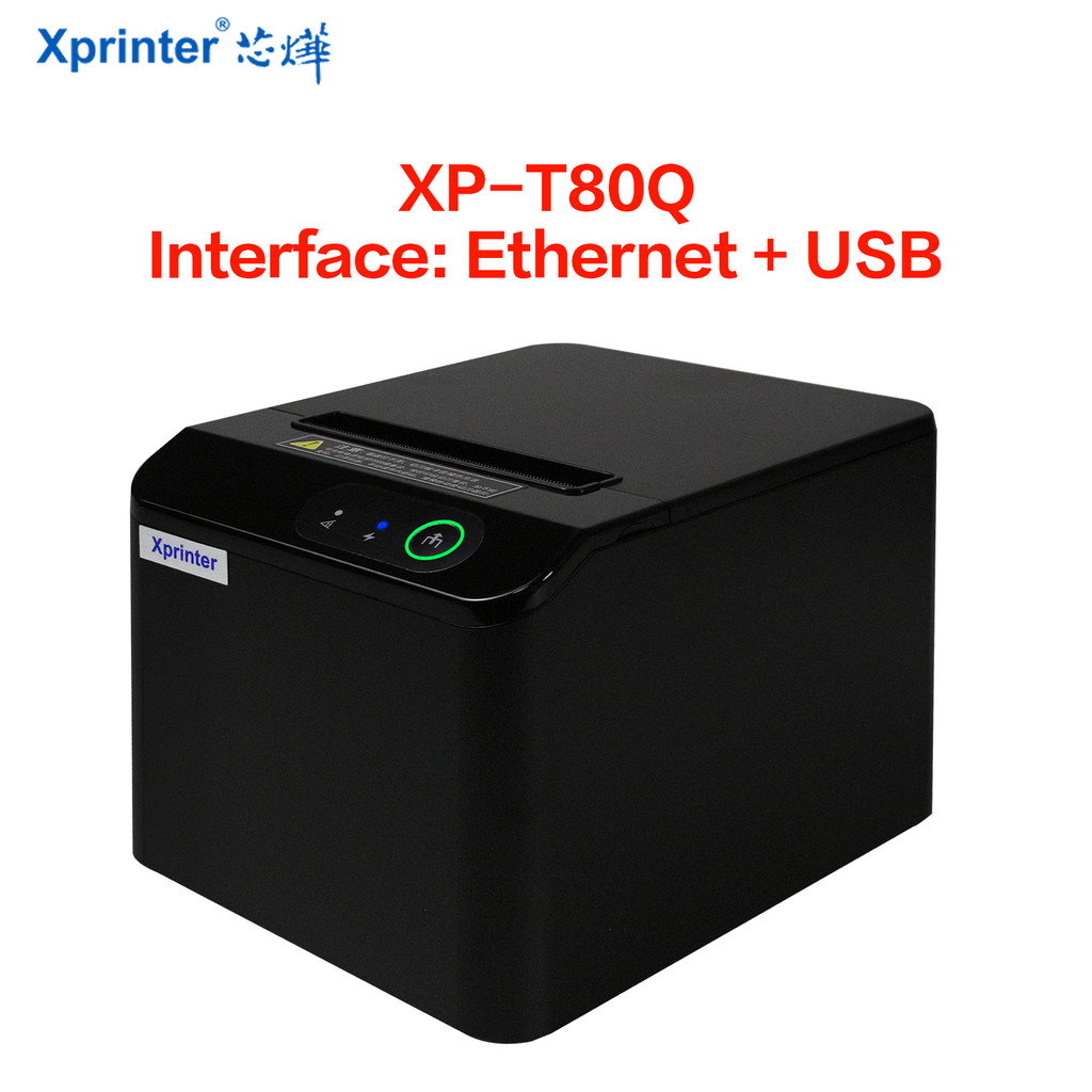 Jual Receipt Printer 80mm Hand printer T80Q USB/USB+Lan port printer ...