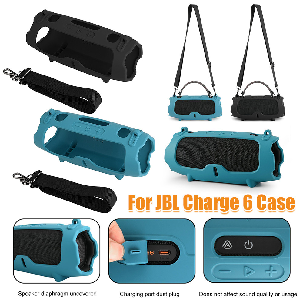 Jual Protective Sleeve Cover with Shoulder Strap Silicone Protective ...