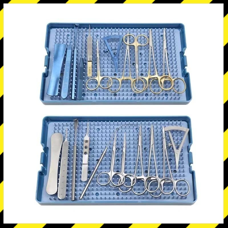 Jual Double Eyelid Set Eyelid Scissors Forceps Hemostatic Forceps ...