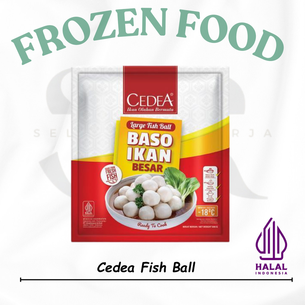 Jual Cedea Fish Ball / Cedea Bola Ikan Besar 500gr | Shopee Indonesia