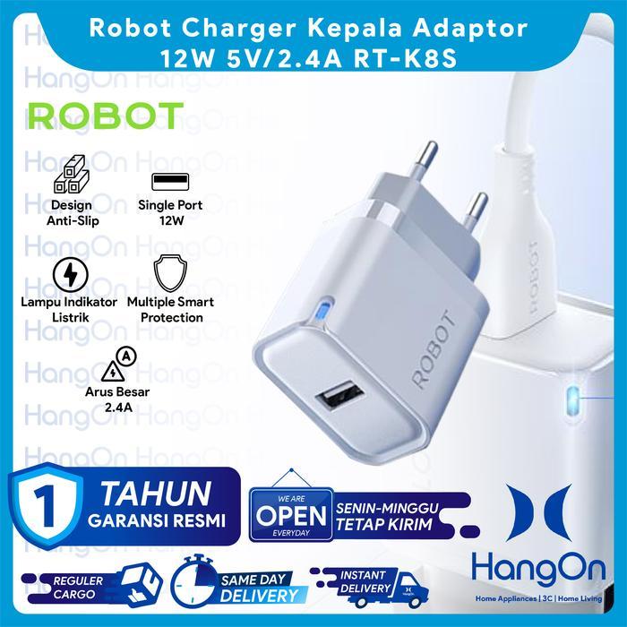 Jual Creative Courseware - Robot RT-K8S Adapter Kepala Charger 12W USB ...